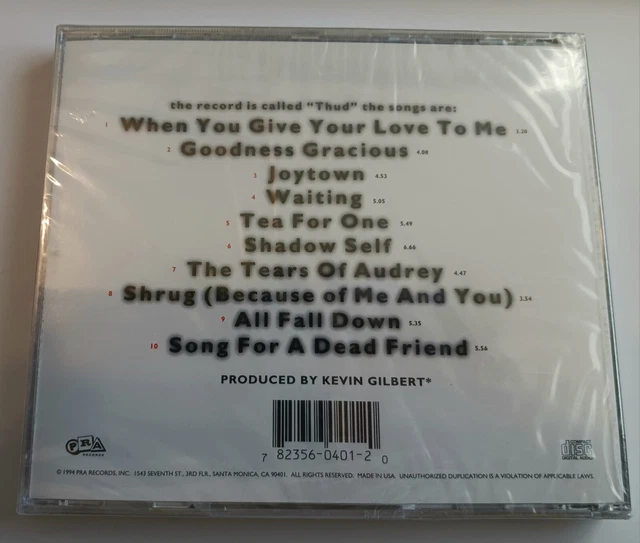 KEVIN GILBERT - CD bonus Thud with Kashmir - nuovissimo sigillato raro ...