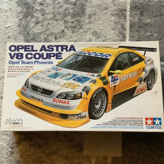 TAMIYA MODELS OPEL ASTRA V8 Coupe Model Kit 1/24 scale Boxed sealed ...