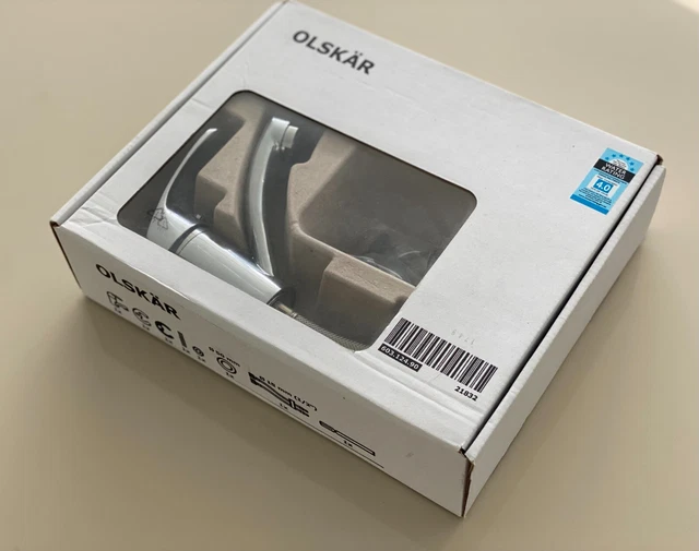 IKEA OLSKAR WASH-BASIN Mixer Tap Bathroom Vanity Sink Tap Ware Polished ...