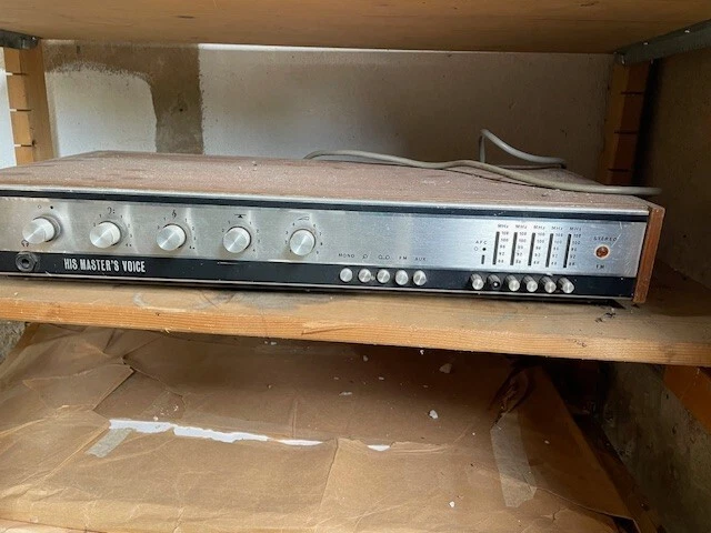 VINTAGE HMV MODEL 2404 15W Transistor Amplifier And FM Radio £9.99 ...