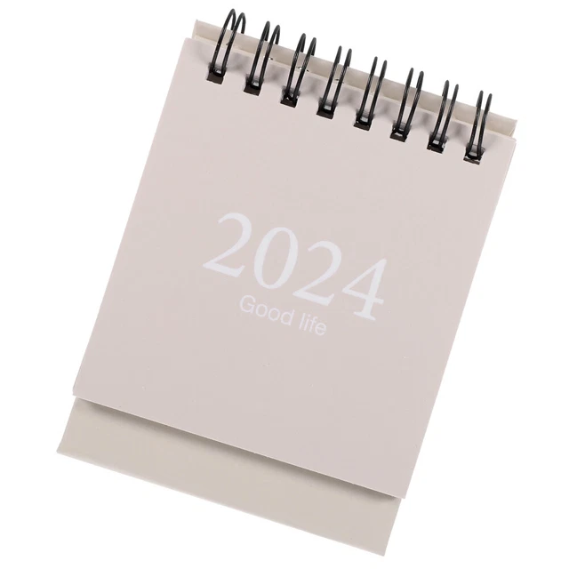 MINIATURE DESK CALENDAR Desk 2024 Table Calendar Portable Mini Table ...