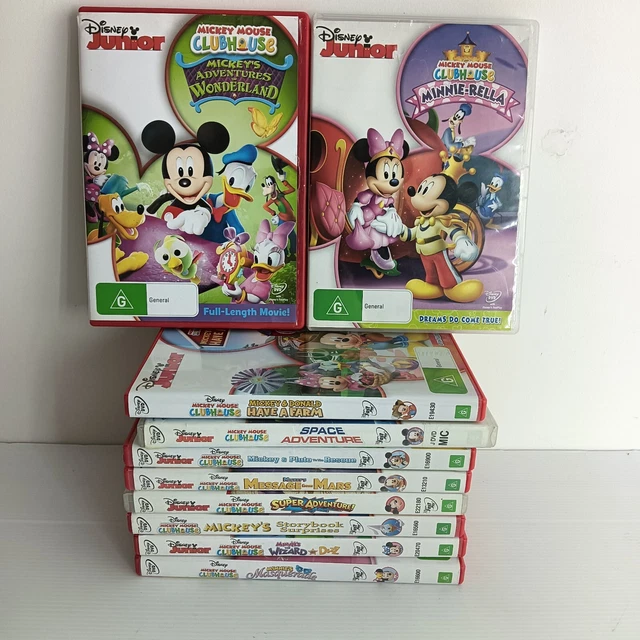 MICKEY MOUSE DISNEY Junior Clubhouse DVD x 10 Bundle $59.99 - PicClick AU