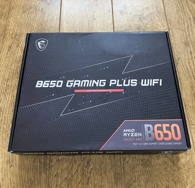 MSI B650 GAMING Plus WiFi AM5 AMD Motherboard – Ryzen – DDR5 | £80.94 ...
