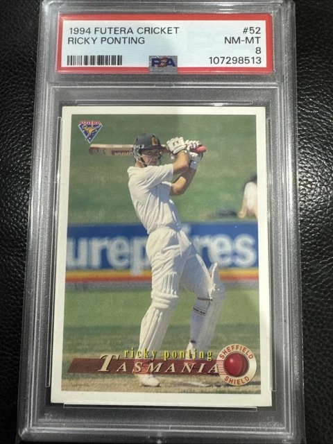 RICKY PONTING 1994 Futera Australia Cricket Trading Card #52 Psa 8 $80.00 - PicClick AU