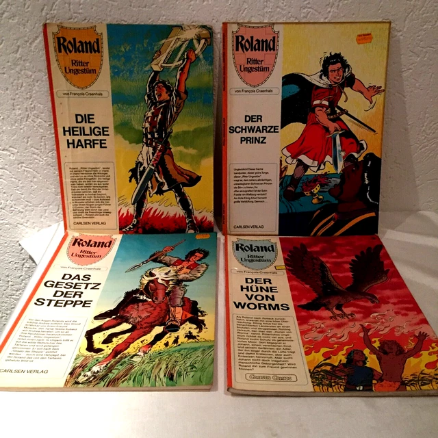 4X CARLSEN COMICS ROLAND RITTER IMPETUOSO aaus 1976-1977-1981 EUR 1,00 ...
