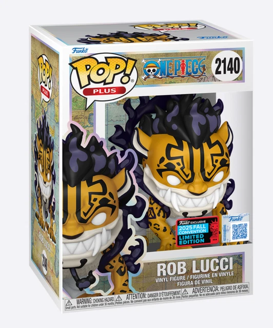 FUNKO POP PLUS One Piece Rob Lucci NYCC 2025 Shared # 2140 CONFIRMED ...