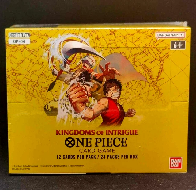 ONE PIECE CARD Game OP-04 Kingdoms of Intrigue Sealed Booster Box CCG EUR 203,70 - PicClick FR