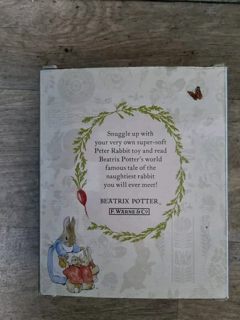 PETER RABBIT BOOK & Toy Gift Set Beatrix Potter New In Box Children ...