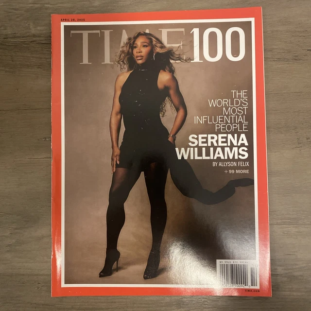 TIME 100 MAGAZINE Serena Williams Newsstand 4/28/2025! $14.99 - PicClick CA