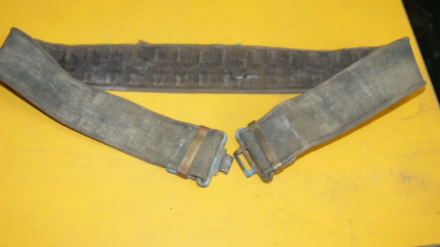 BRITISH ARMY 1937 Pattern Webbing Belts Post Ww2 Wwii Genuine Issue ...