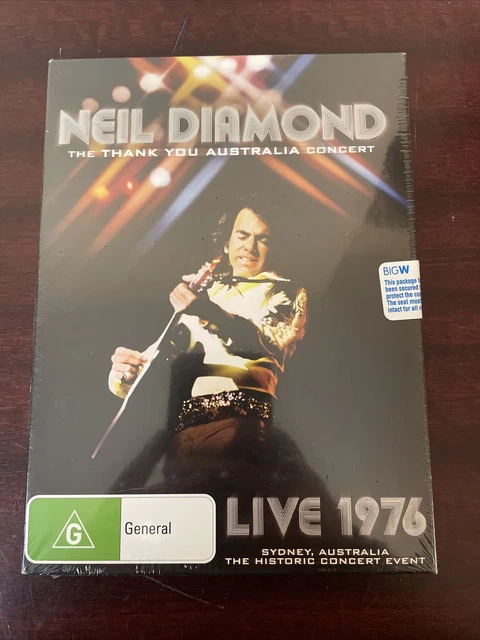 NEIL DIAMOND-THE THANK You Australia Concert 1976 (DVD, 2008). New ...