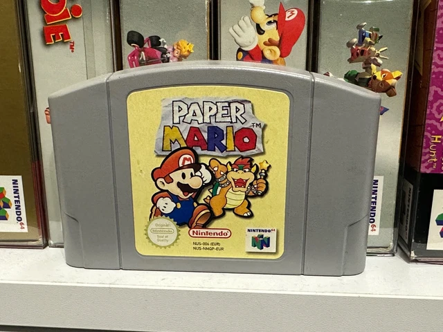 PAPER MARIO NINTENDO 64 Game Pal N64 solo cartuccia EUR 175,12 ...