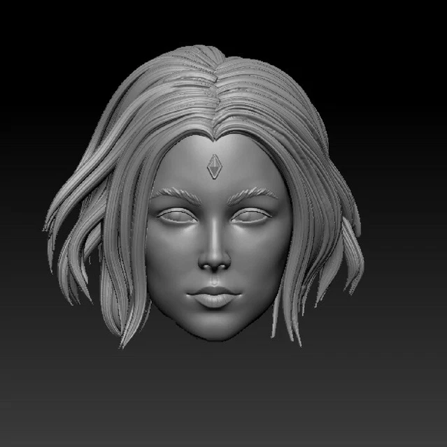 3D PRINTED - Custom Raven Teen Titans DC Comics - Head Sculpt £7.72 ...