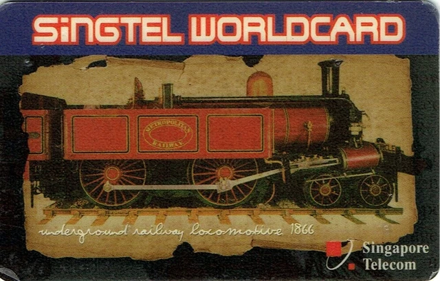 RARE SINGAPORE TELECOM Worldcard Phonecard Underground Railway ...