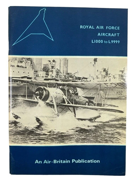 WW2 BRITISH RAF Aircraft Serial Numbers L1000-L9999 Soft Cover ...