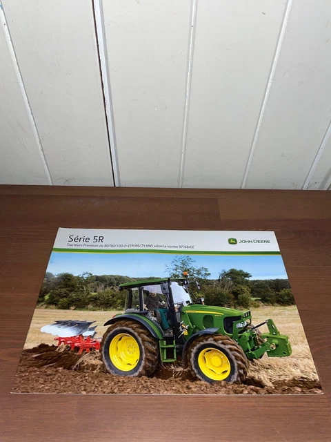 BROCHURE PROSPEKT PROSPECTUS TRACTEUR JOHN DEERE 5R tractor-traktor-fendt-someca EUR 4,99 ...