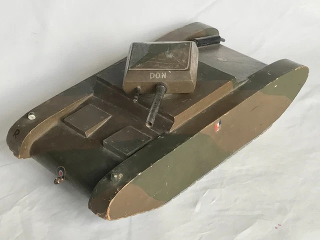 A FANTASTIC POST WW2 scratch built wooden trench art model of a ...