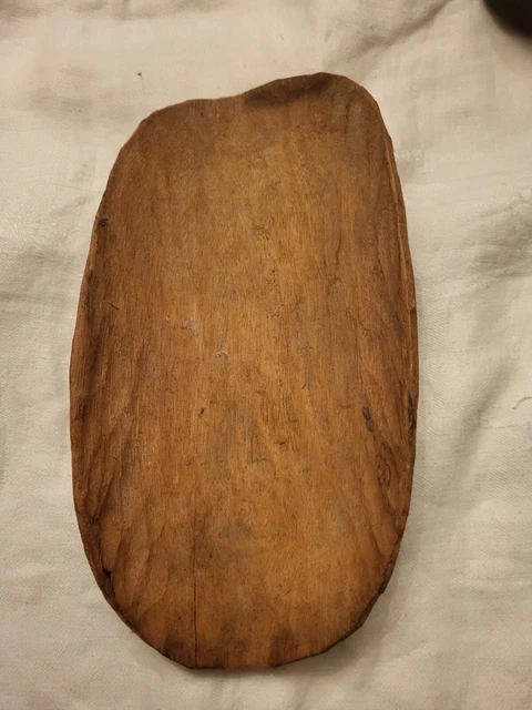 1920'S ABORIGINAL WIRADJURI Hand Carved Coolamon Wooden Bowl New South ...