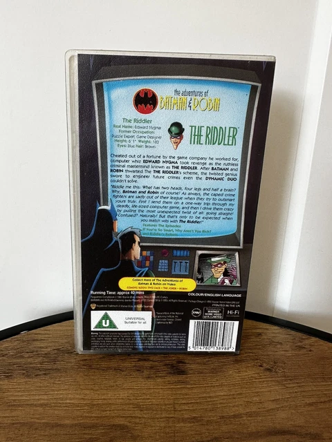 THE ADVENTURES OF Batman And Robin, The Riddler VHS (1995) £5.00 ...