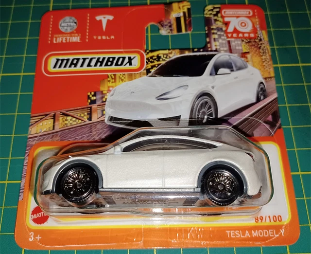 MATCHBOX TESLA MODEL Y - White - 2023 - New And Sealed £3.99 - PicClick UK