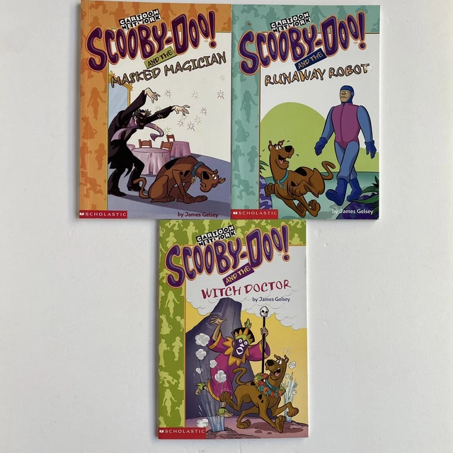 CARTOON NETWORK SCOOBY-DOO! 3 Books James Gelsey Chapter Books Free ...