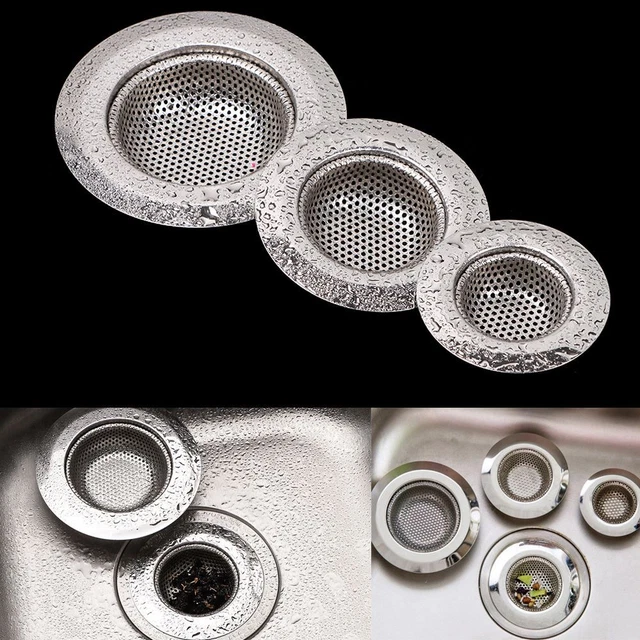 ANTI CLOG FLOOR Drain Sewer Mesh Trap Drain Filter Waste Catcher Sink ...