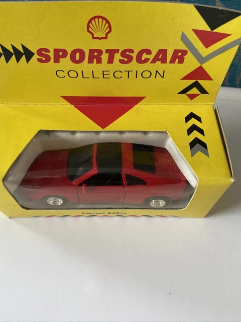 SHELL SPORTSCAR COLLECTION Ferrari 348 ts. Red die cast Model Car £5.75 ...