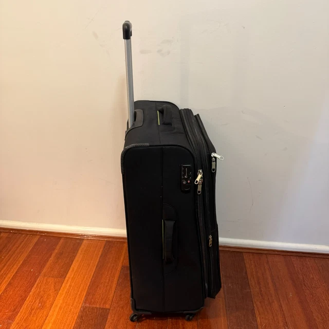 P. CARDIN 77CM Extra Large Soft Case 4 Wheeled Travel Suitcase Luggage ...