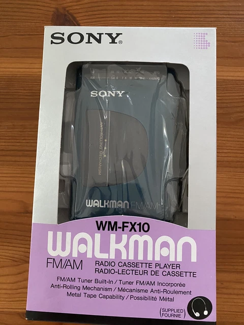 SONY WM-FX10 WALKMAN & FM/AM Türkis OVP, Nie Ausgepackt !! EUR 145,00 ...