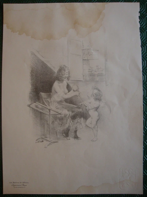 LES MAÎTRES DE l'affiche-A.WILLETTE-Impatience-SP Pl.4 de 1897-fin ...