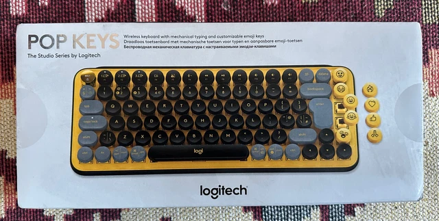 LOGITECH POP KEYS Mechanical Wireless Keyboard In Yellow £75.00 ...