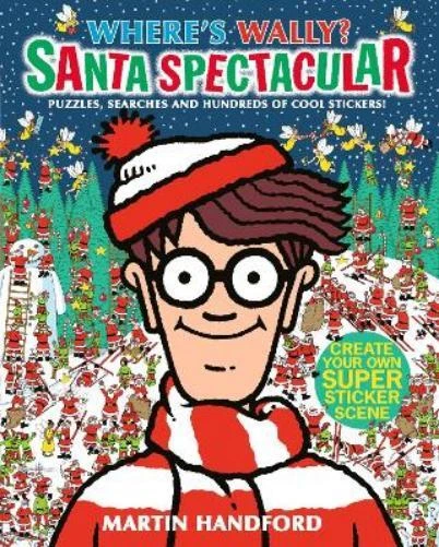 MARTIN HANDFORD WHERE'S Wally? Santa Spectacular Sticker Activity Book ...