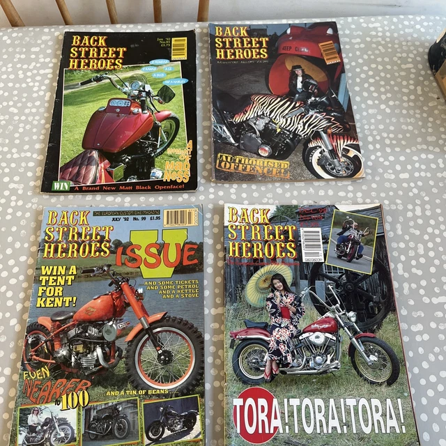 BACK STREET HEROES Magazine X4 1992 Jan -March -July & Dec Used ...