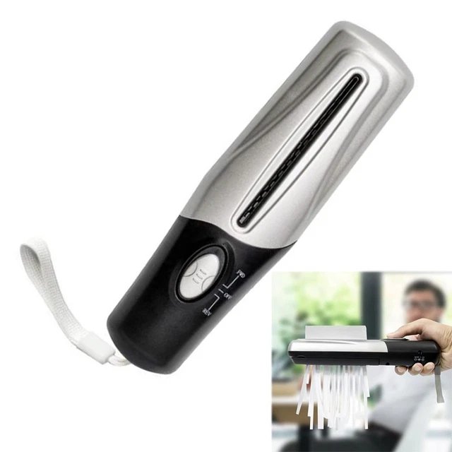 PAPER SHREDDERS MINI Hand Shredder Handheld USB Shredder Cutting ...