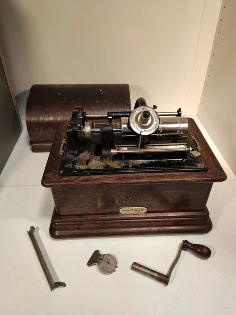 THOMAS EDISON STANDARD cylinder Phonograph Model C with Reproducer EUR ...