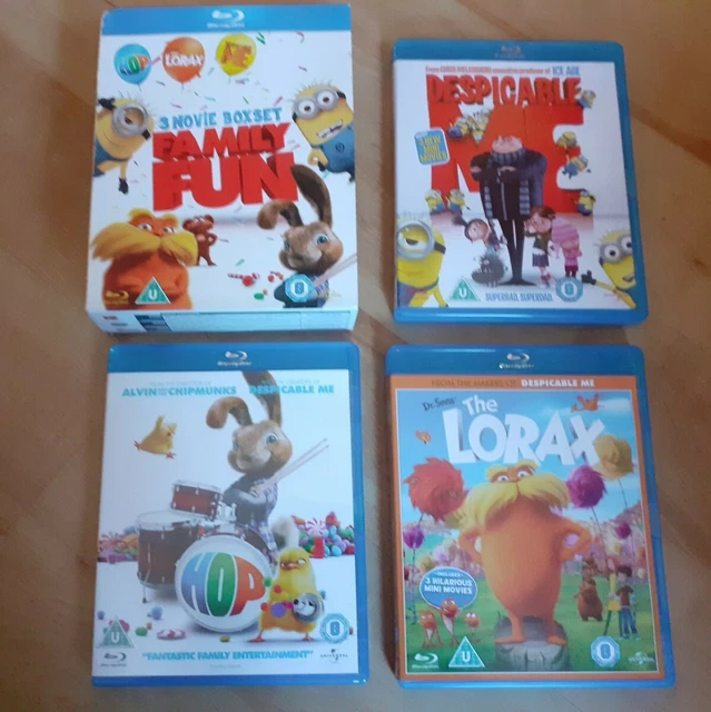 DR SEUSS' THE Lorax / Despicable Me / Hop (DVD) Danny DeVito, Free UK P ...