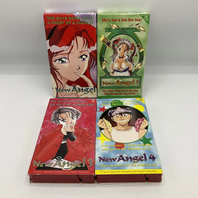 NEW ANGEL ANIME 1-4 Red VHS Studio Angel Pink Pineapple English ...