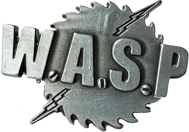 WASP METAL PIN Badge, Wrecking Crew Lapel Pin, Rock Band Merchandise W ...