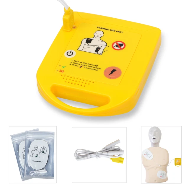 MINI AED TRAINER XFT-D0009 First Aid Training CPR Train Unit Practice ...