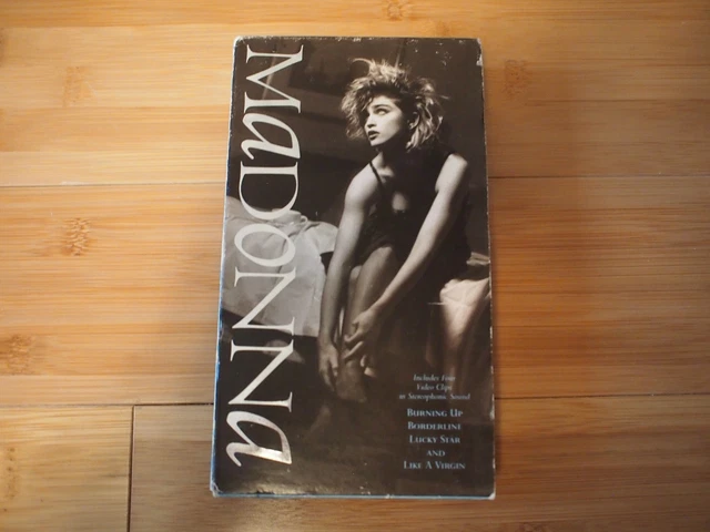 RARE MADONNA VHS WARNER Music Video Tape Sampler 1984 VINTAGE Burning Up Virgin EUR 20,49 ...