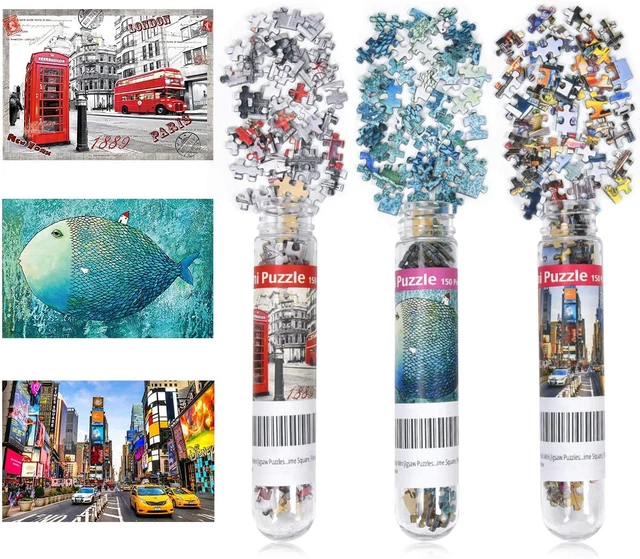 MINI-PUZZLES FÜR ERWACHSENE, 150 Teile, Klein, 15 X 10 Cm ...