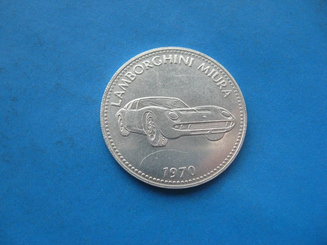 1970 LAMBORGHINI MIURA Historic Car Motorcar Shell Token Coin EUR 1,21 ...