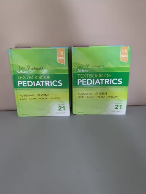 NELSON TEXTBOOK OF Pediatrics, 2-Volume Set (NelsonPediatrics) £77.40 ...