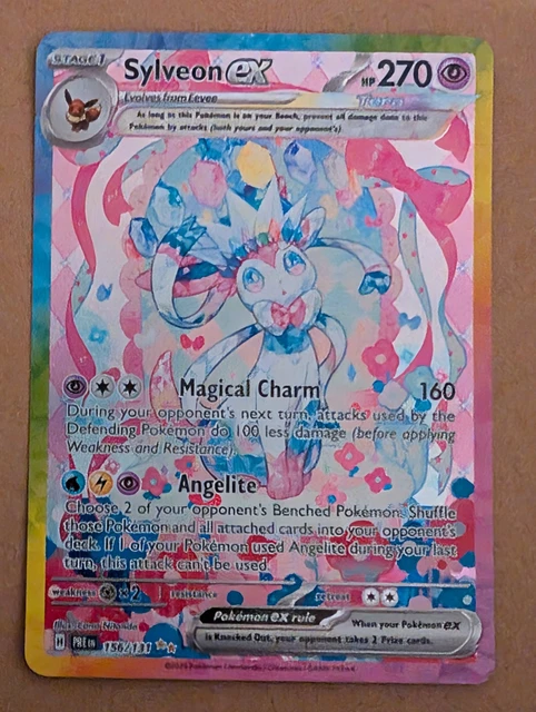 SYLVEON EX 156/131 Special Illustration Rare Prismatic Evolutions ...