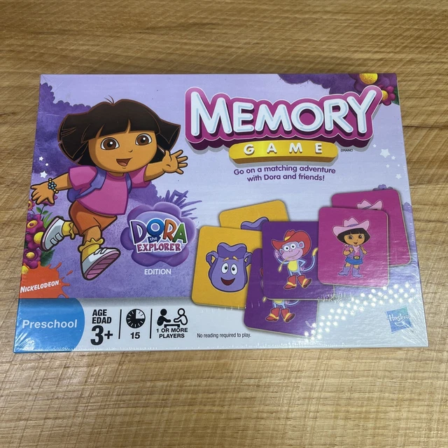 HASBRO DORA THE Explorer Kids Memory Game Matching Preschool ...