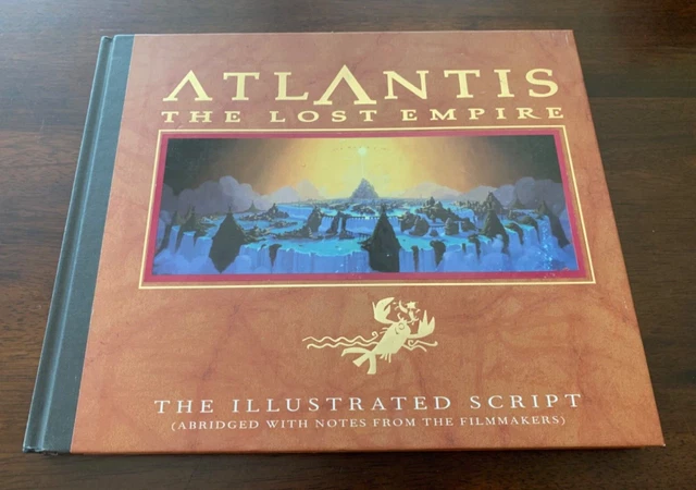 DISNEY ILLUSTRATED SCRIPT Film Atlantis the Lost Empire Book RARE £75. ...