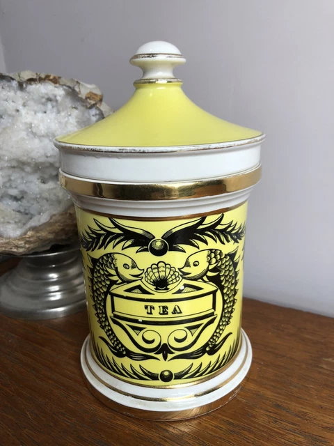 VINTAGE PORTMEIRION DOLPHIN Apothecary Jar Tea Canister Susan Williams