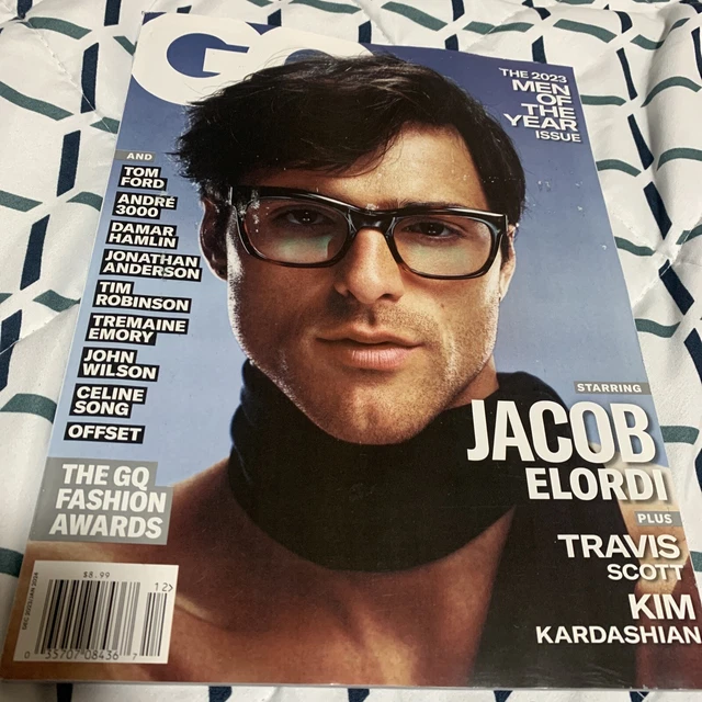 GQ MAGAZINE DECEMBER 2023 Jacob Elordi Kim Kardashian Celine Song John ...