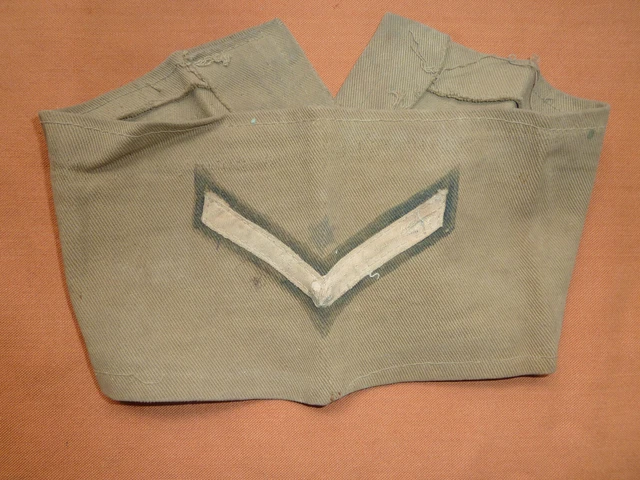 WW2 BRITISH ARMY Lance Corporals Rank Arm Band, Kd Fabric Field Made £9 ...