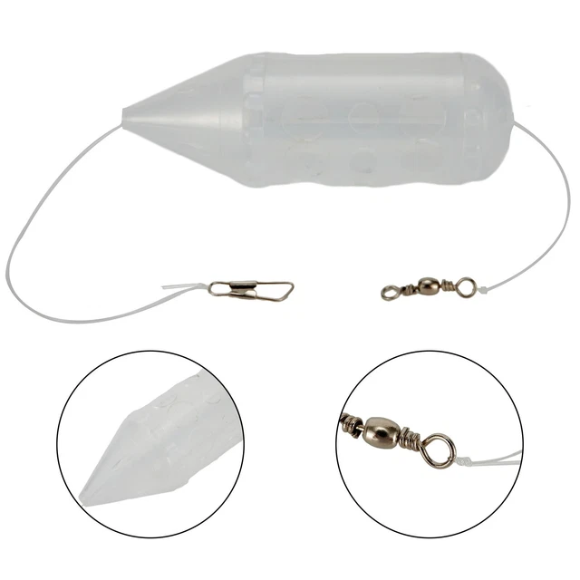 SIX SIZES MAGGOT Feeder 5g-15.5g Casters For Baits Like Maggots Pellets ...